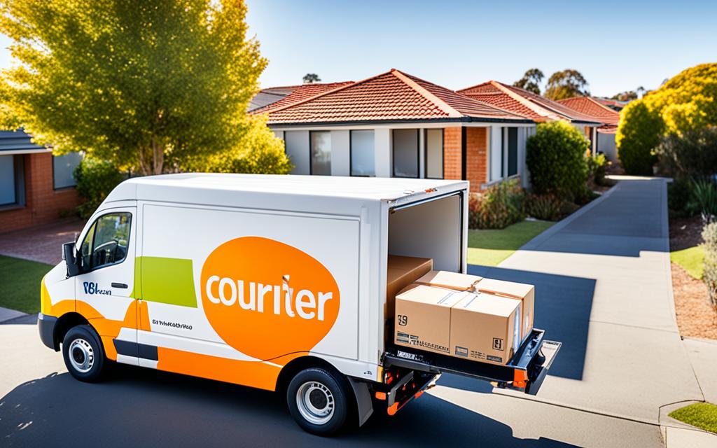 Pick Up Parcel Vs. Courier Truck Delivery